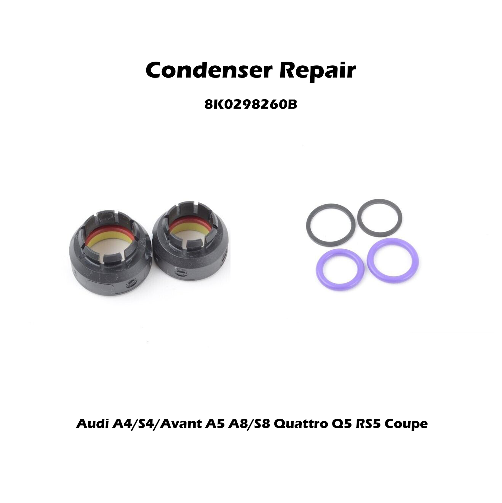 OEM AUDI A4 B8 A/C ACOPLAMIENTO DE LIBERACIÓN RÁPIDA JUEGO DE REPARACI ...